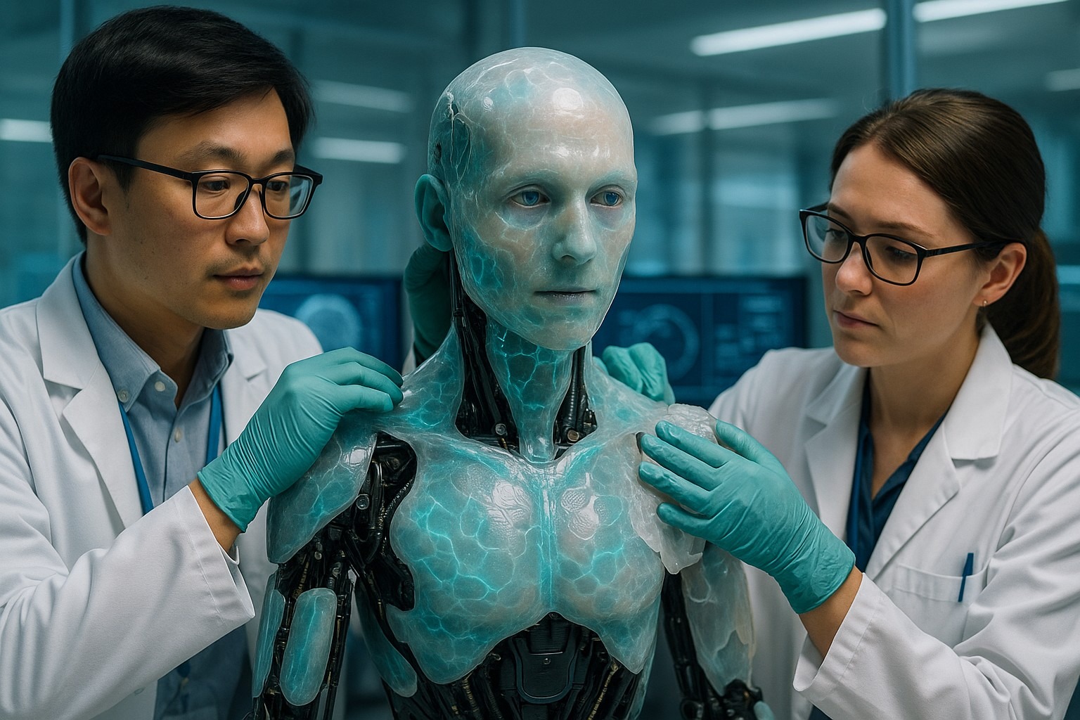 Robots That Feel Heat, Pain, and Pressure? This New “Skin” Makes It ...